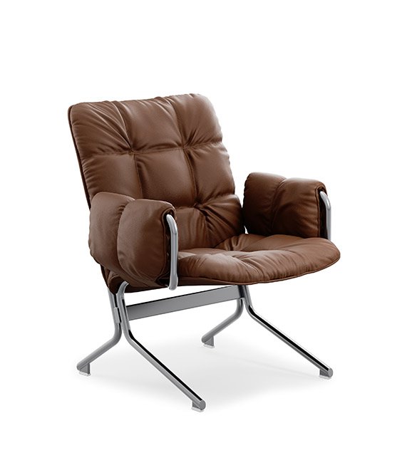 Snap 21H fotel lounge - wygoda i luksusowy wygląd - Profim