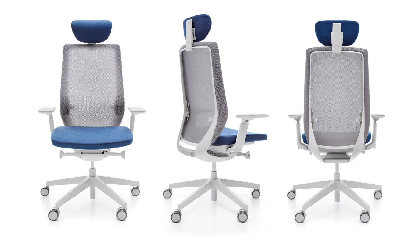 Comfortable and ergonomic office chairs with an interesting design - Profim